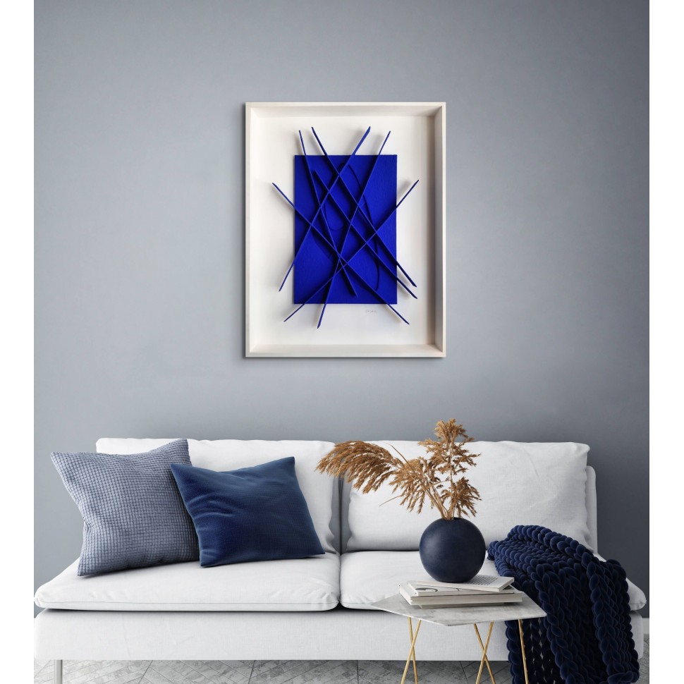 Composition Bleue III par René Galassi Originaux