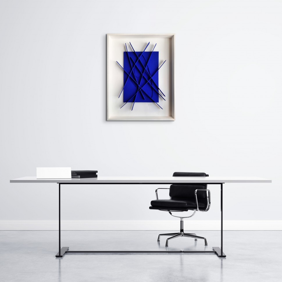 Composition Bleue III par René Galassi Originaux